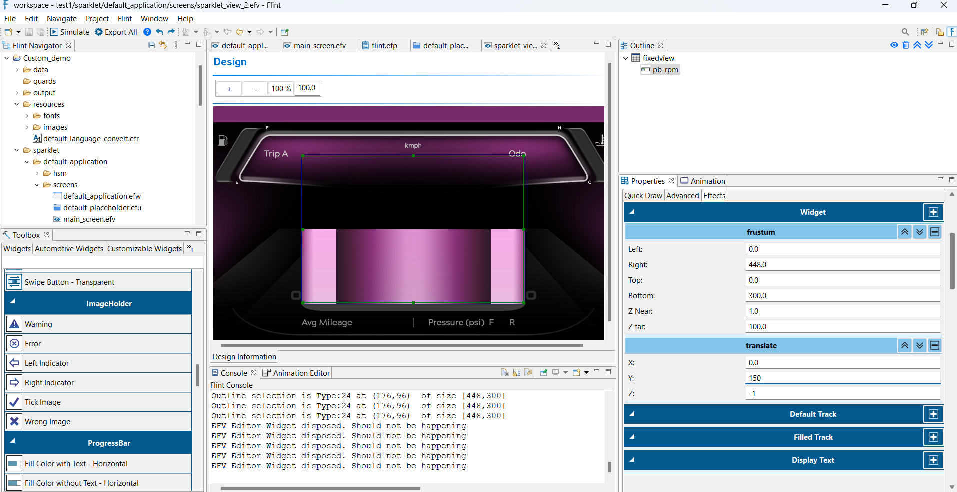 Frustum Effect — Flint documentation