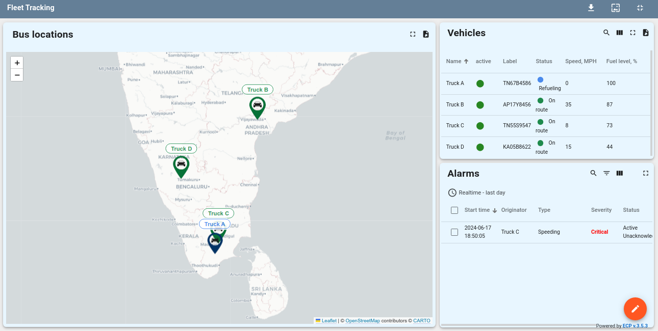 Fleet Tracking — Skycase documentation